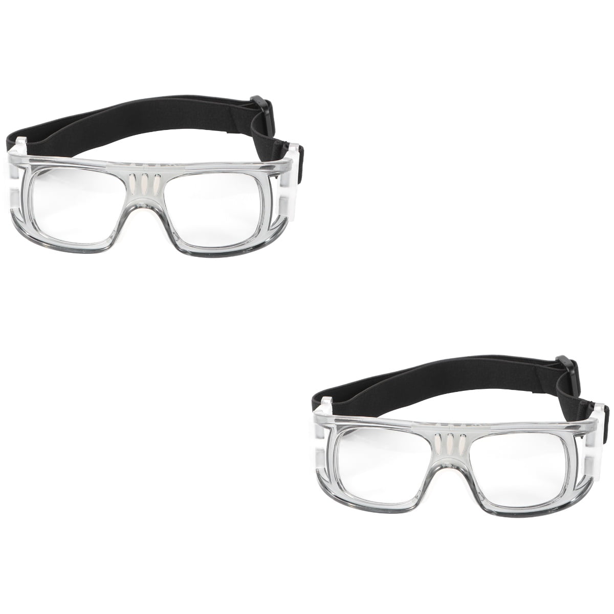 Set of 2 Sports Goggles Athletic Glasses Eye Goggles Clear Eye ...