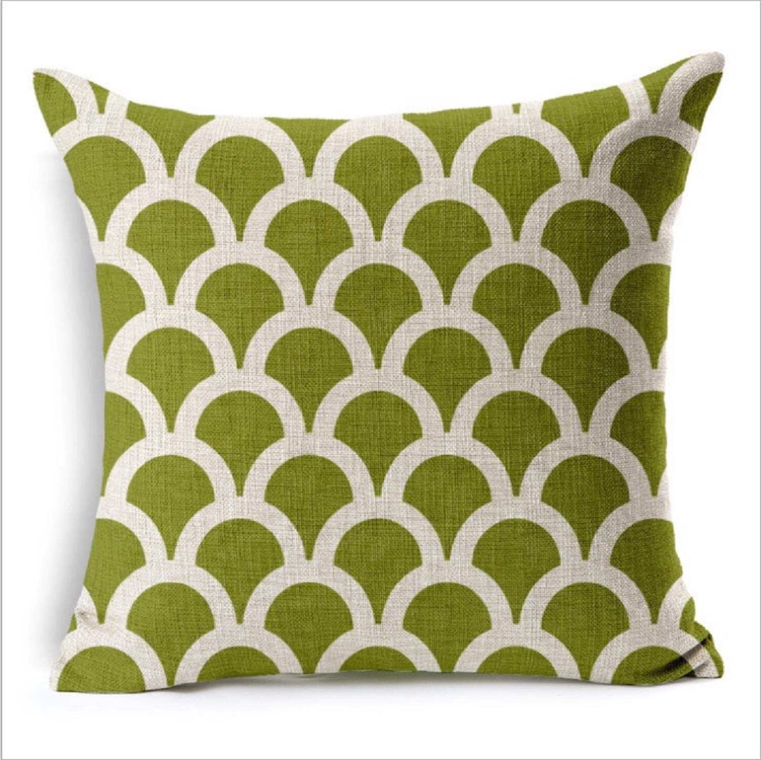 Set of 2 Square Geometric Pattern Throw Pillow (With or Without Inserts ...