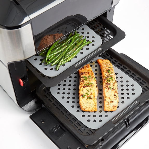 Set of 2 Square Silicone Airy Fryer Liners - Walmart.com