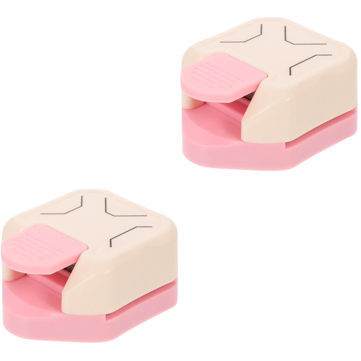 Set of 2 Squarers Round Corner Cutter Crafting Double Hole Punch ...