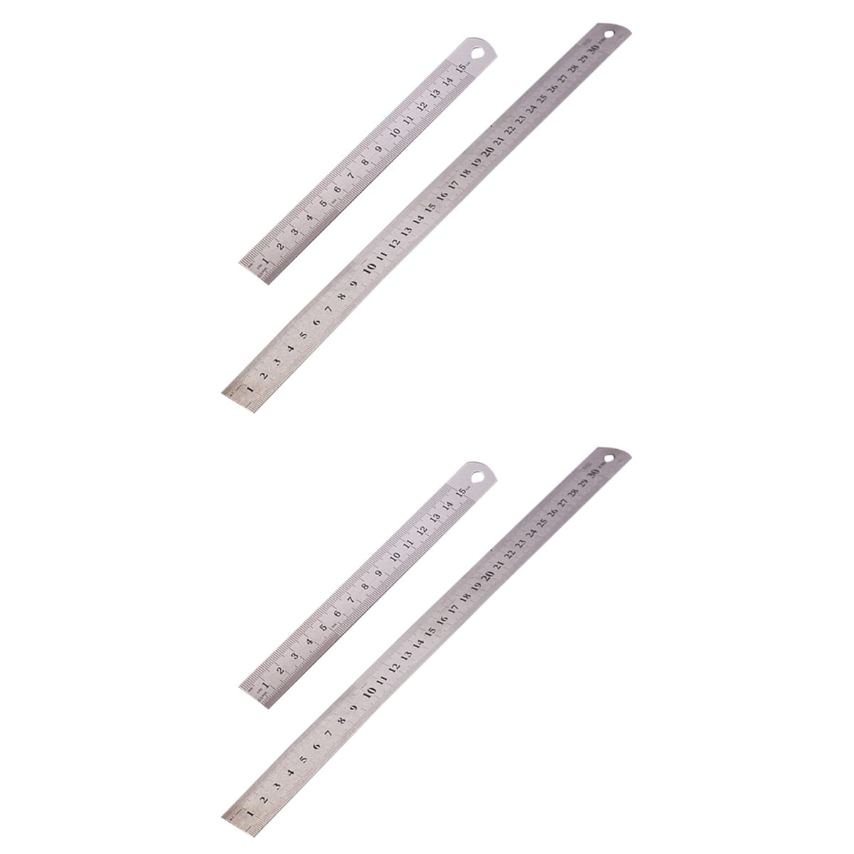 2 Pieces Engineer Practical Ruler Easy to Store Office Student ...