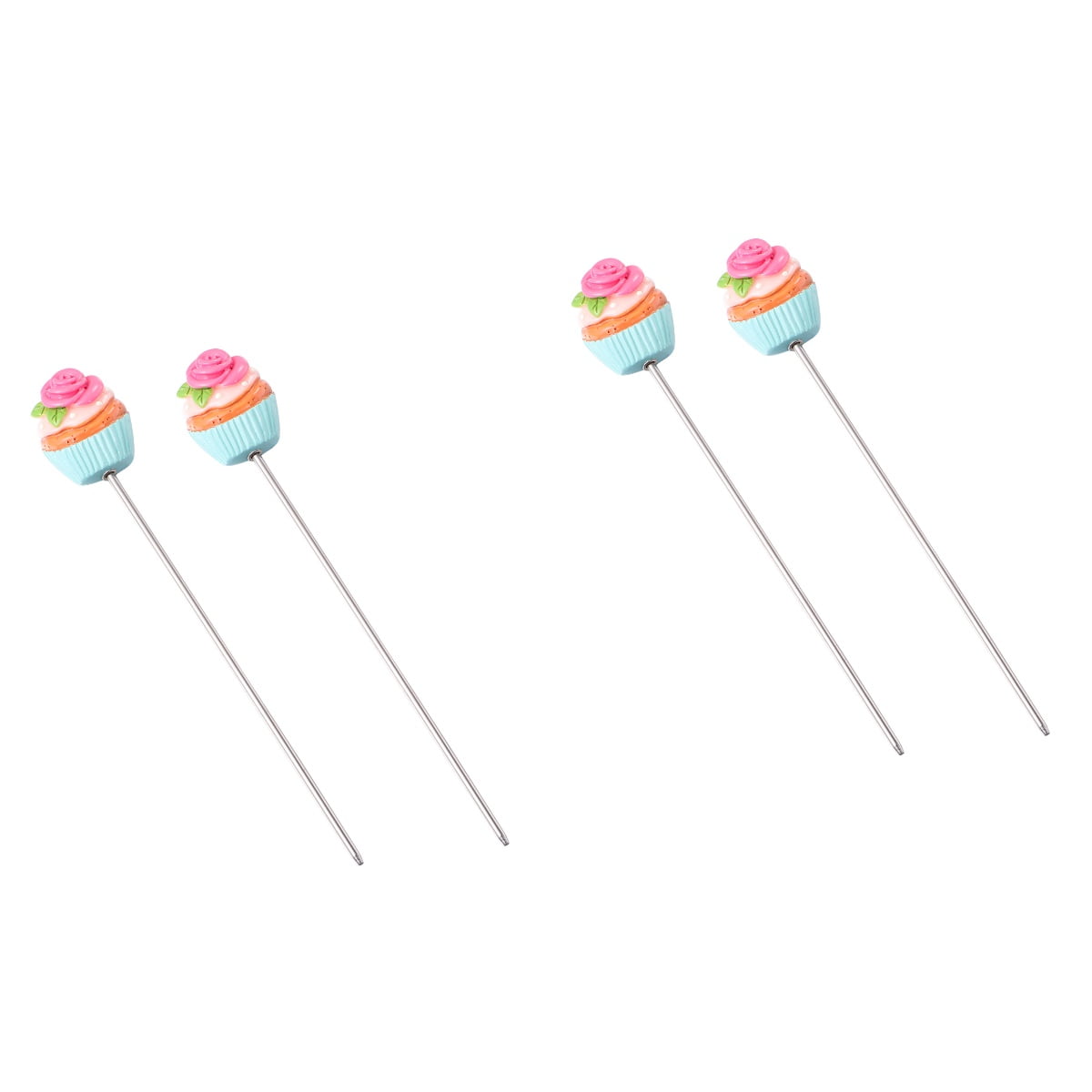 Set of 2 Stainless Steel Cake Tester Probe Baking Cakes Green - Walmart.com