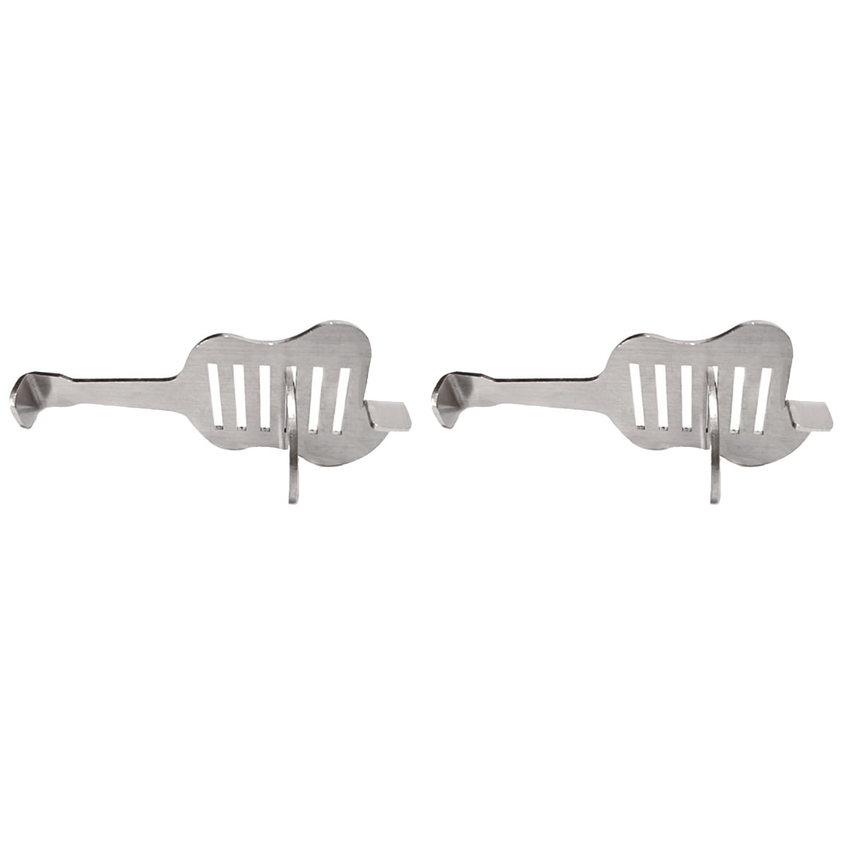 Set of 2 Stainless Steel Door Stopper Pocket Safety Chain Inside Travel ...