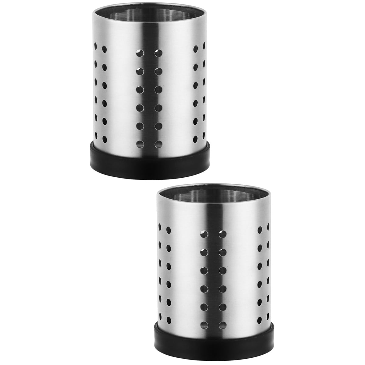 Set of 2 Stainless Steel Serving Utensils Organizer Dish Dryer Drainer ...