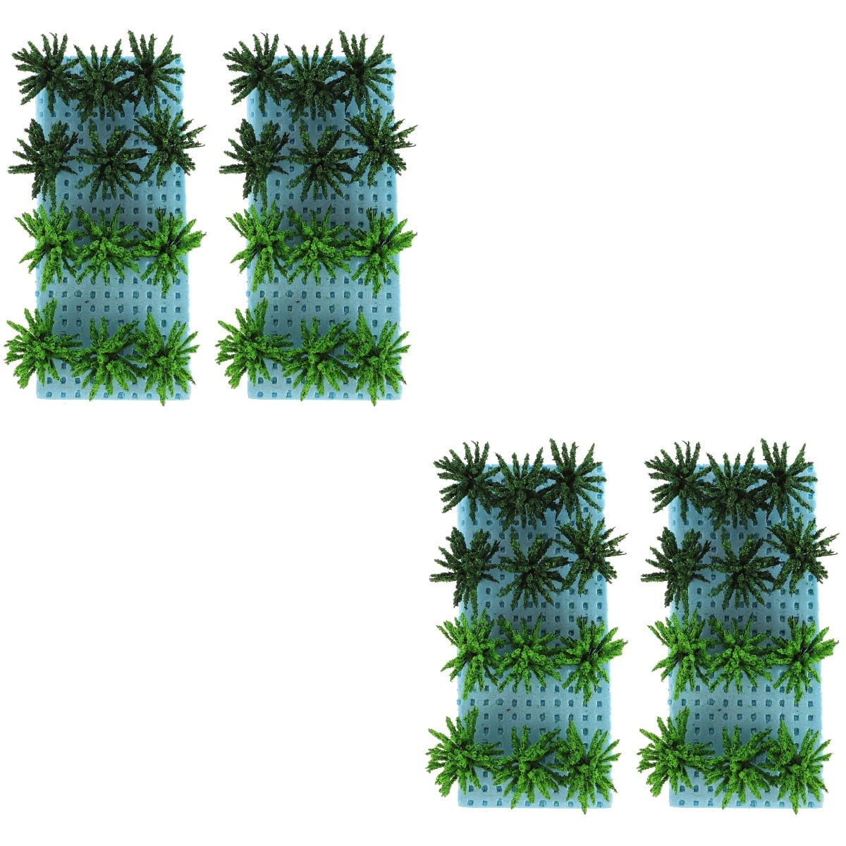 Set of 2 Strainer Cart Bush Grove Model Sand Table Landscaping Mini ...