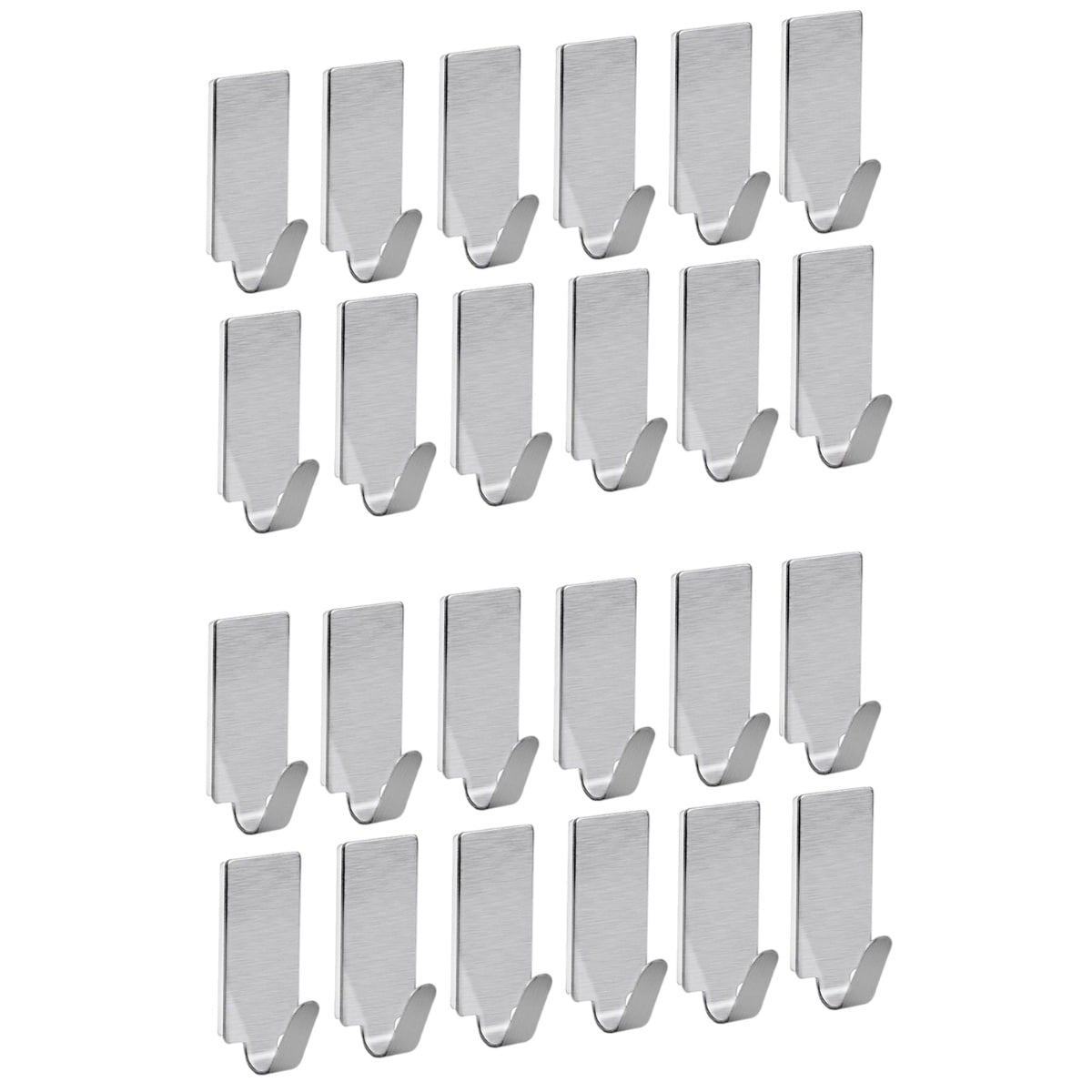 2 Pack Punch-free Clothes Holders Hanging Heavy Duty Hooks Stainless ...