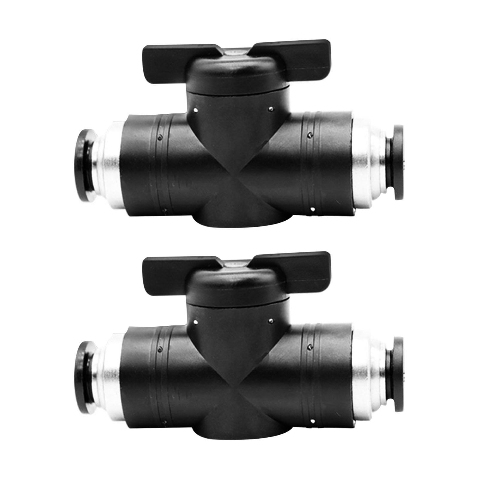Set of 2 Sturdy Brass Pneumatics Round Valves for Air Flows Management ...