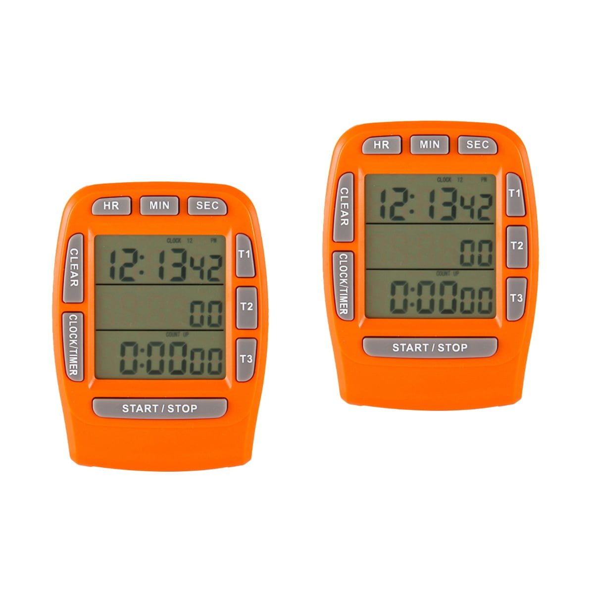 Set of 2 Stylish Kitchen Timer Chic Portable Countdown Cooking Clock ...