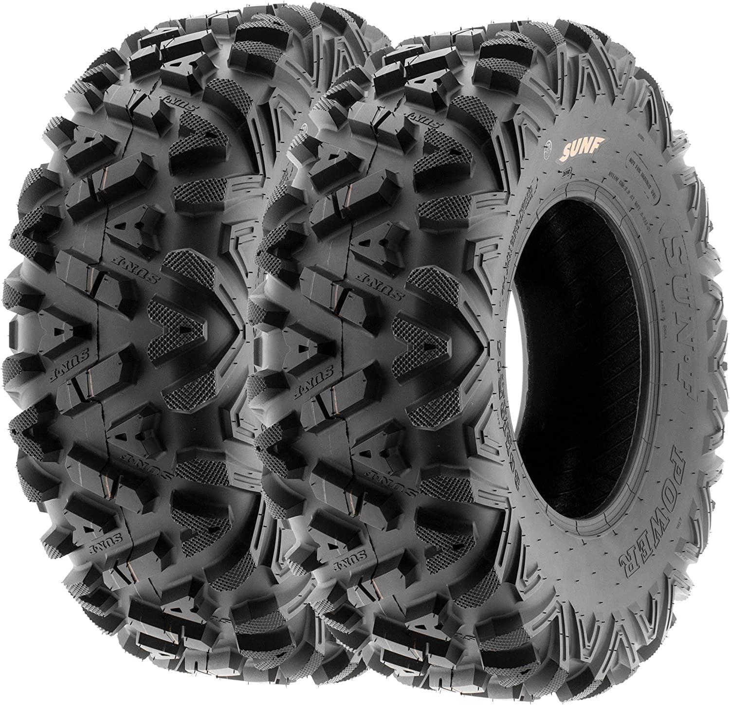 Set of 2 SunF A033 Power.I AT 30x10R14 ATV UTV Off-Road Radial Tires ...