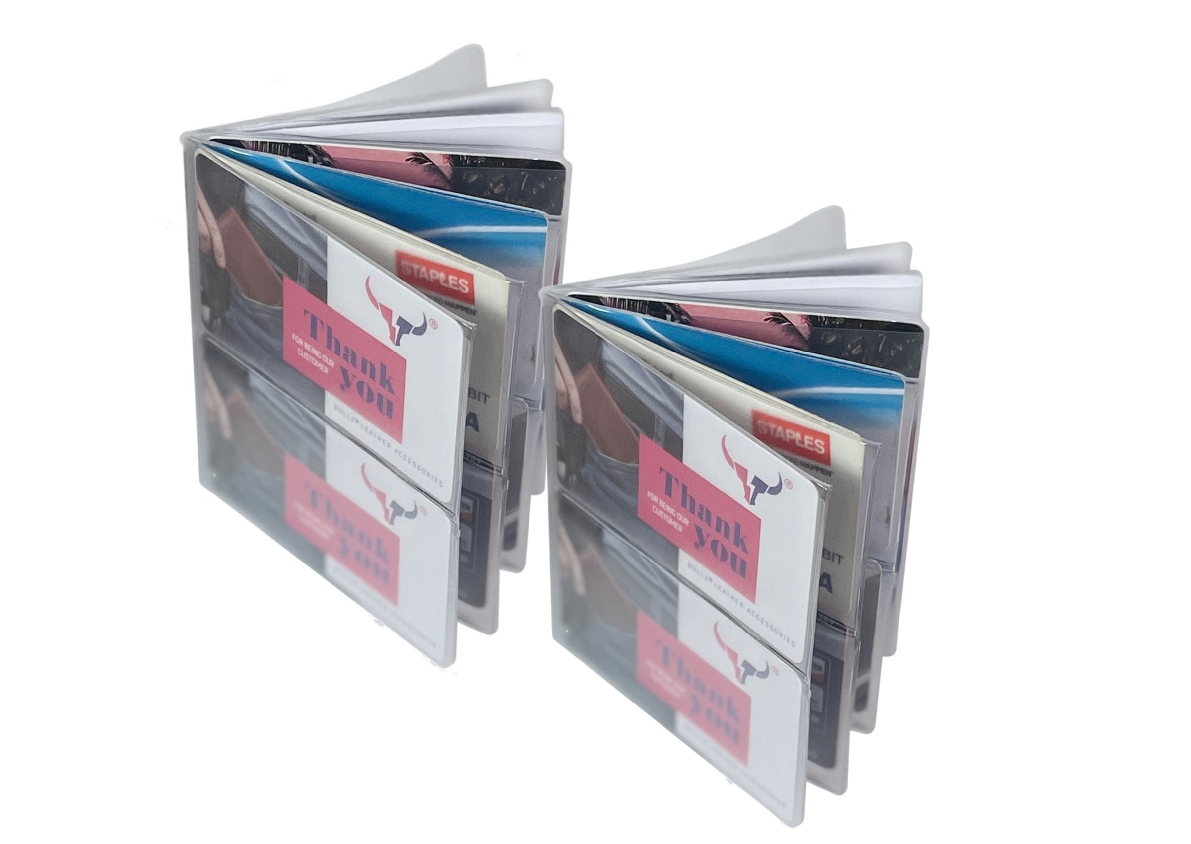 Set of 2-TOP LOAD Heavy Duty Vinyl 6 Pages Hipster Wallet Inserts for ...