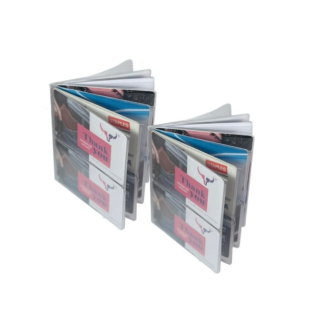 Set of 2-TOP LOAD Heavy Duty Vinyl 6 Pages Hipster Wallet Inserts for ...