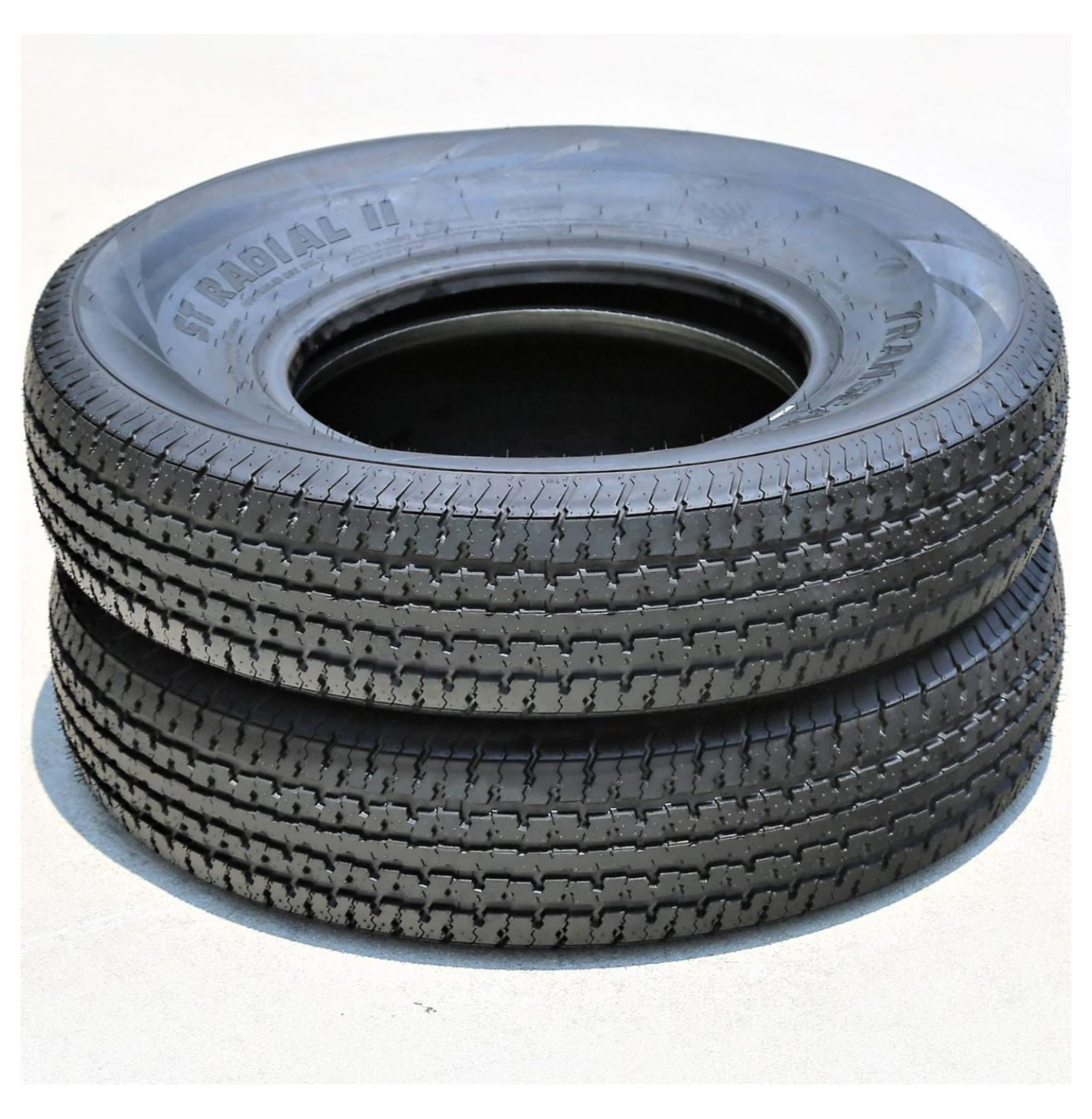 Set of 2 (TWO) LzerLyh ST Radial II Premium Trailer Radial Tires-ST215/75R14 215/75/14 215/75-14 ...