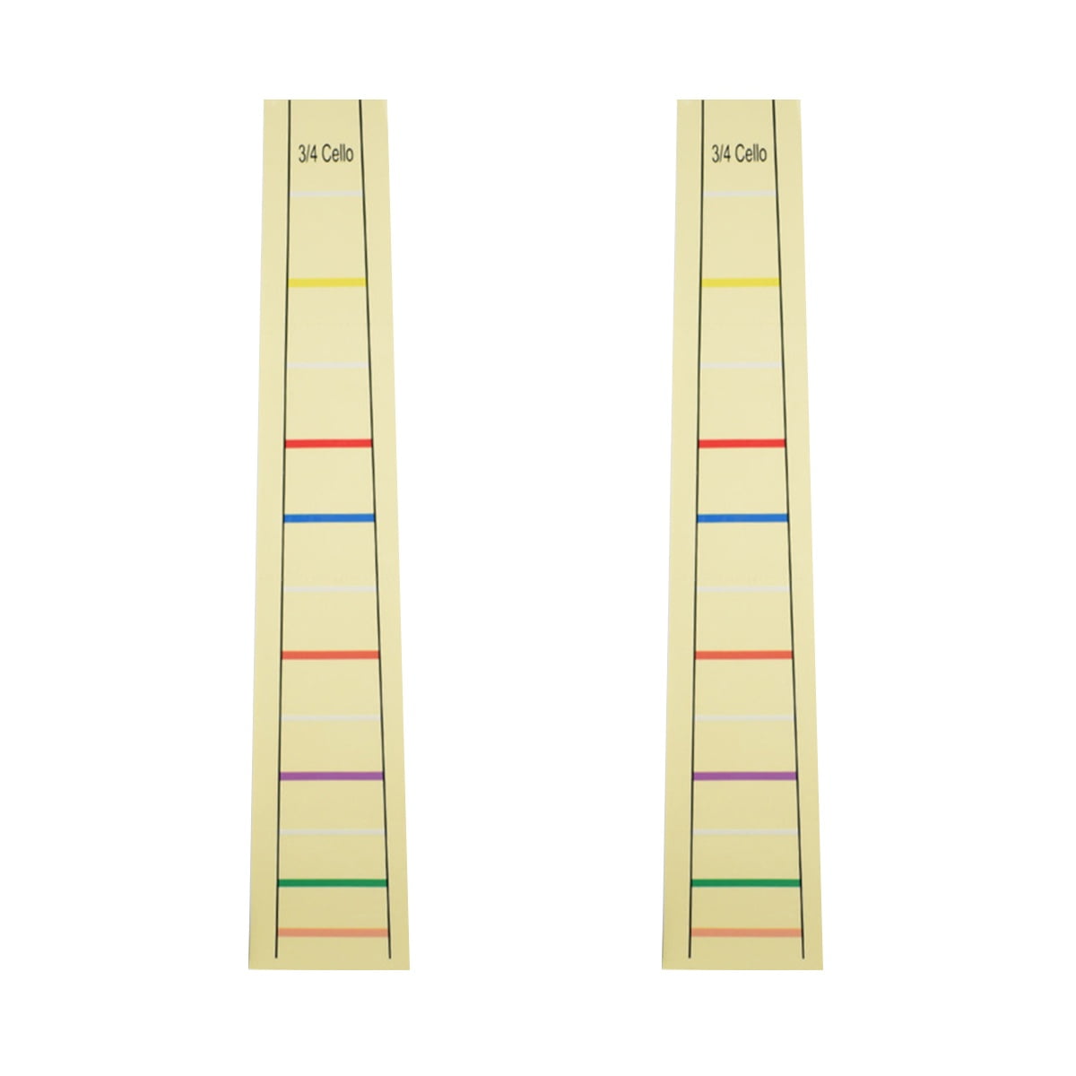 Set of 2 The Tape Cello Practical Sticker Finger Position Marker Fret ...