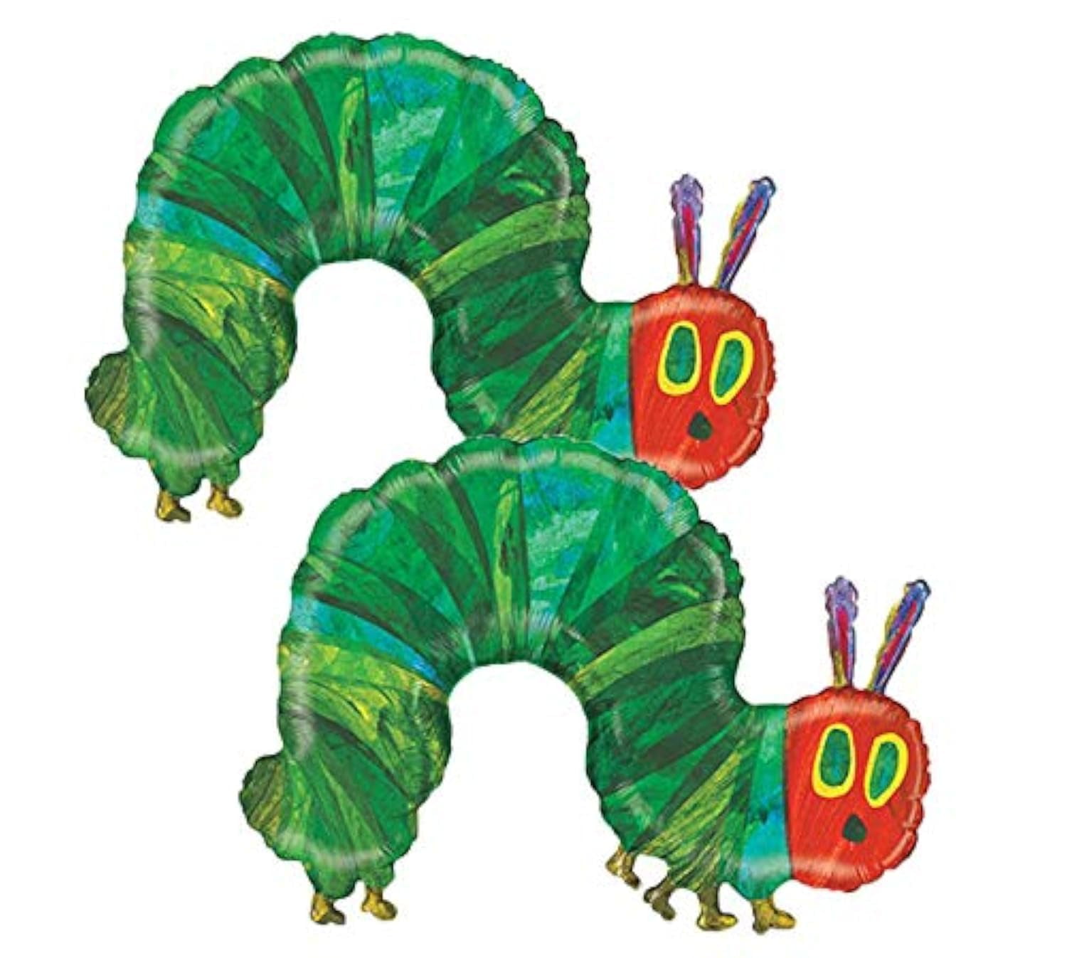 Set of 2 The Very Hungry Caterpillar Eric Carle Jumbo 36" Foil Party ...