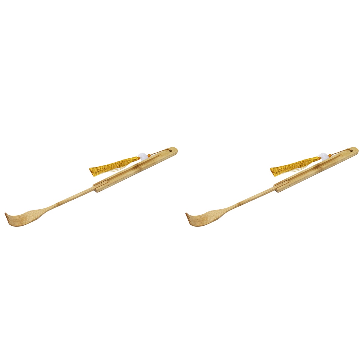Set of 2 Tickling Back Massagers The Tools Long Handle Bamboo - Walmart.com