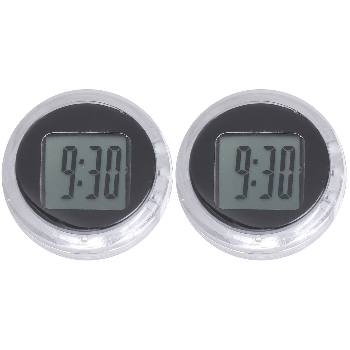 Set of 2 Timer Car Digital Clock Dash Clock Waterproof Clock Waterproof ...