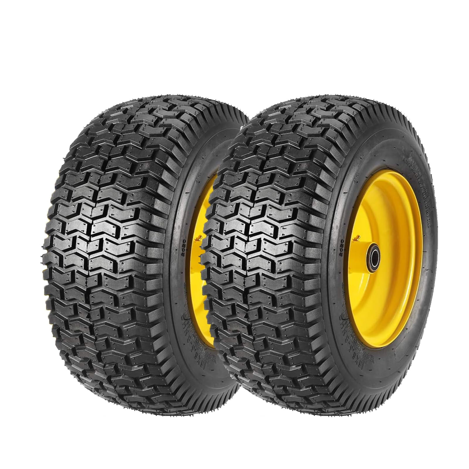 Set of 2 Towallmark 13x5-6 4PR Lawn Mower Tire - Tractor Turf Tire ...