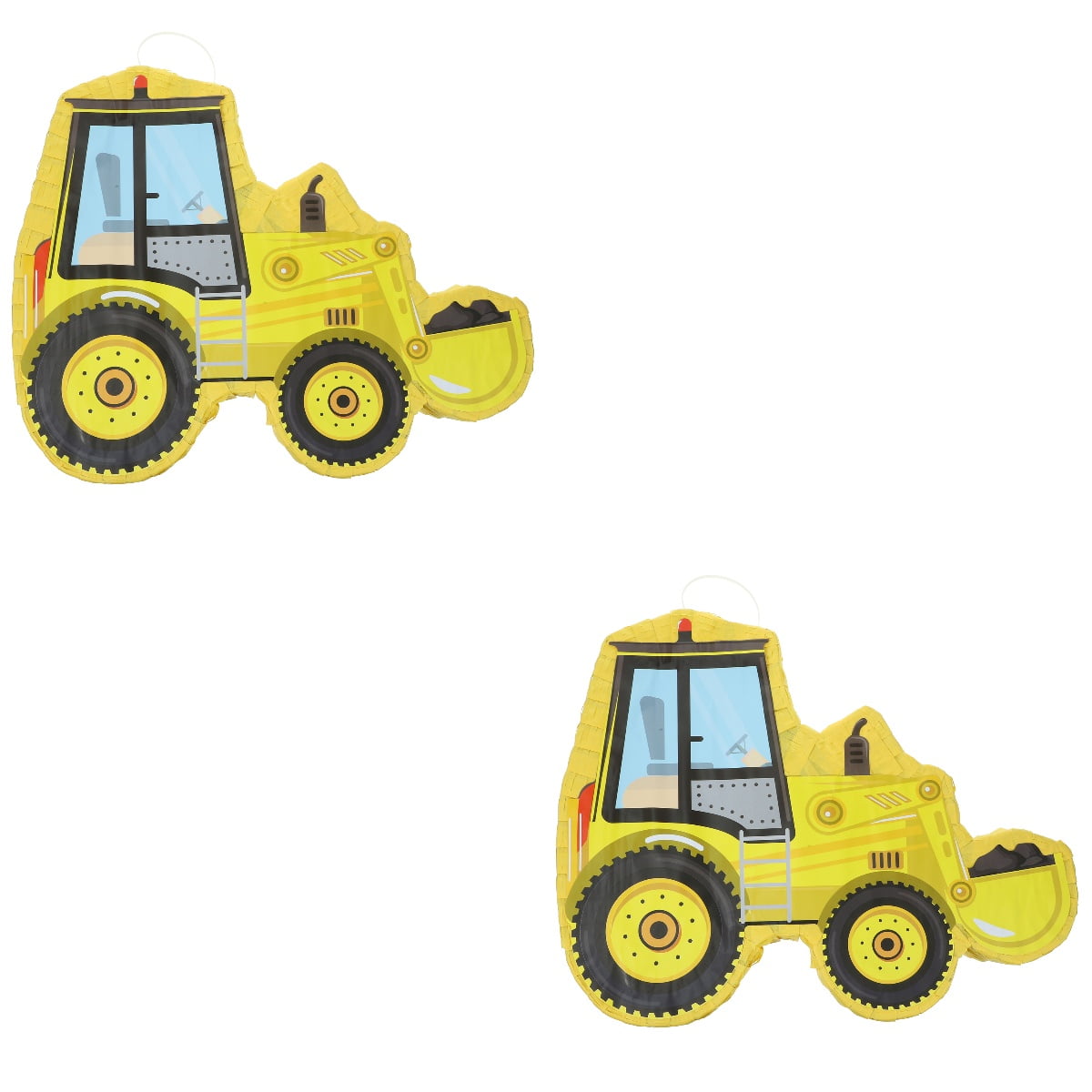 Set of 2 Tractor Pinata Fiesta Decoration Construction Truck - Walmart.com