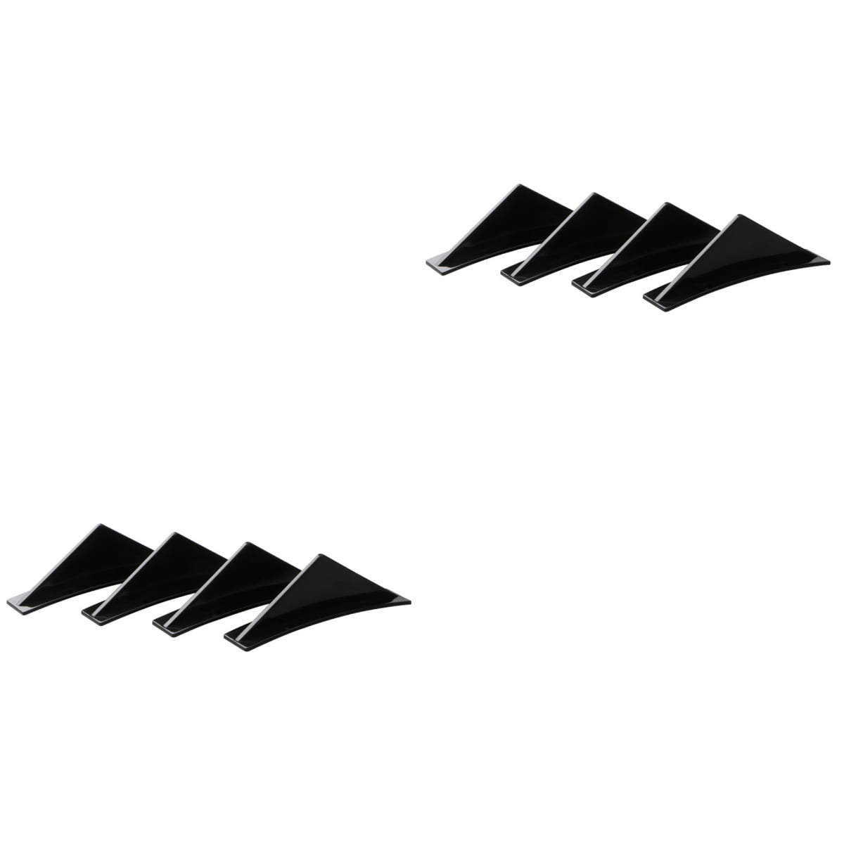 Set of 2 Trailer Door Bumper Spoiler Car Rear Bumper Diffuser 15X5X3CM ...