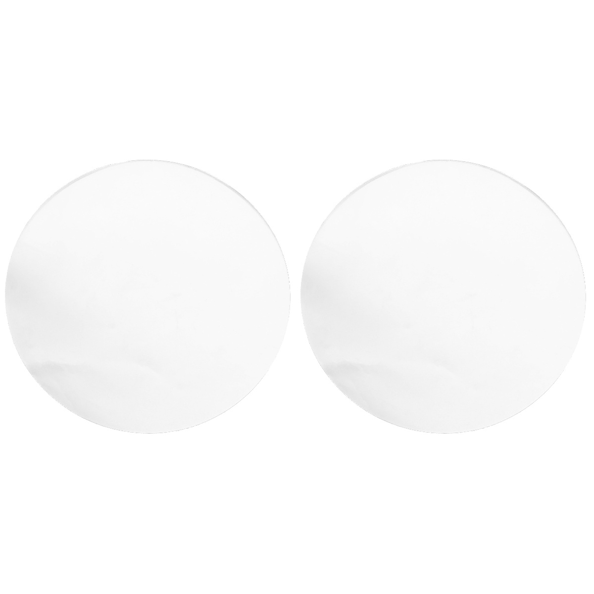 Set of 2 Transparent Acrylic Sheet Cake Disk Household Decor DIY ...