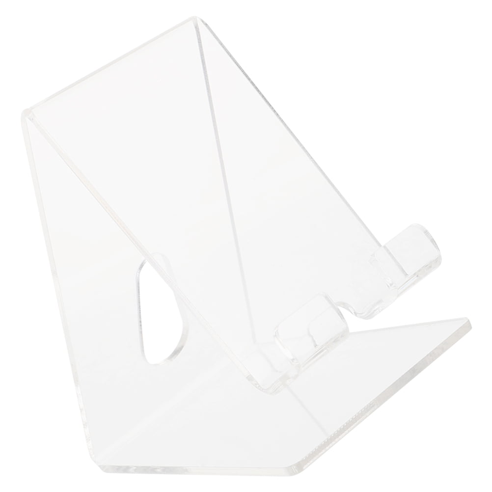 Set of 2 Transparent Phone Holder Display Shelf Cell Accessories Rack ...