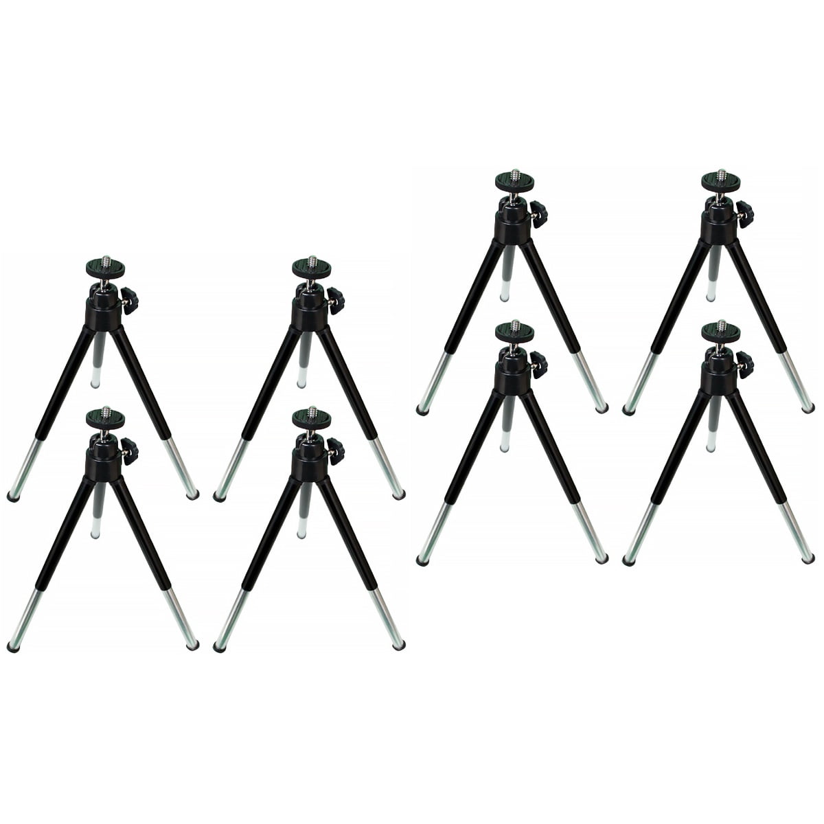 Set of 2 Tripod with Wheels Small Desktop Camera Stand - Walmart.com