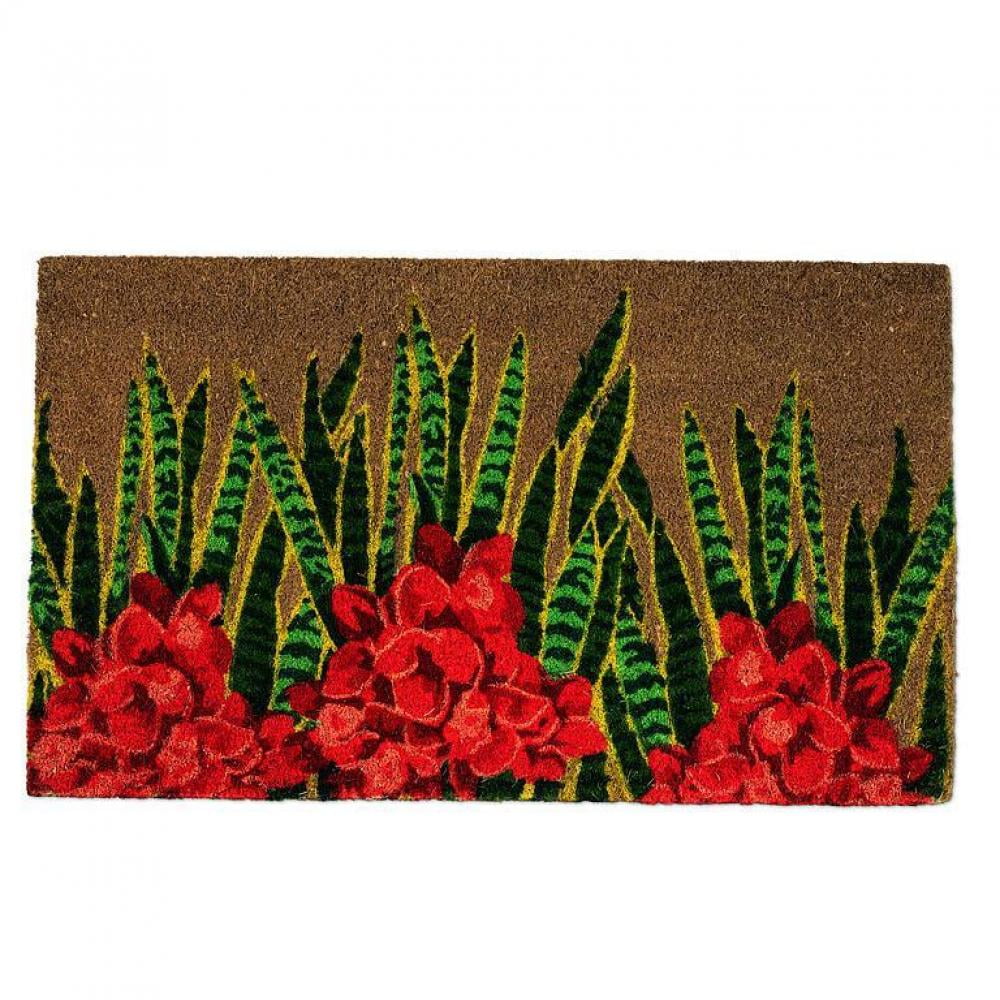 Set of 2 Tropical Floral Doormat - Walmart.com