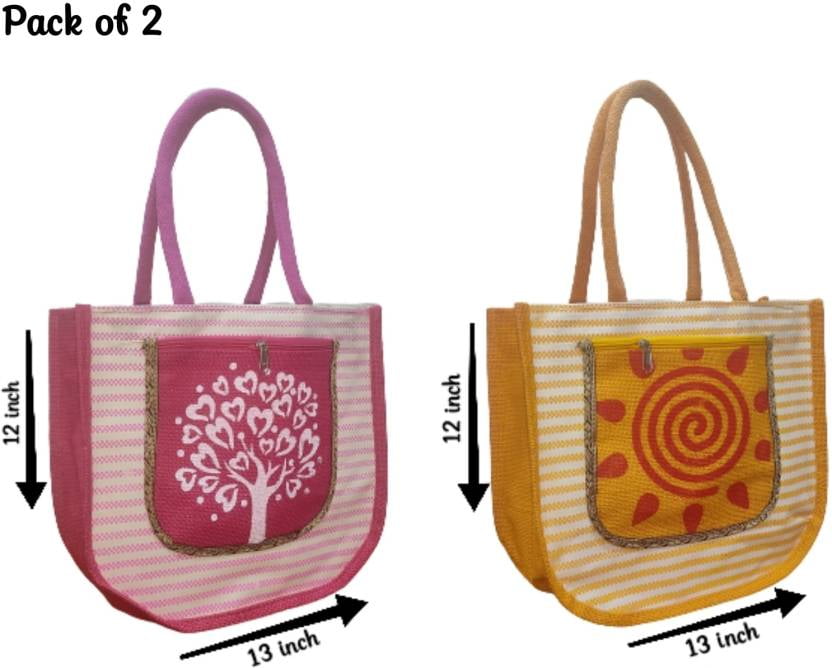 Set of 2 Unique Designed with Additional Pocket Shoulder Bags for ...