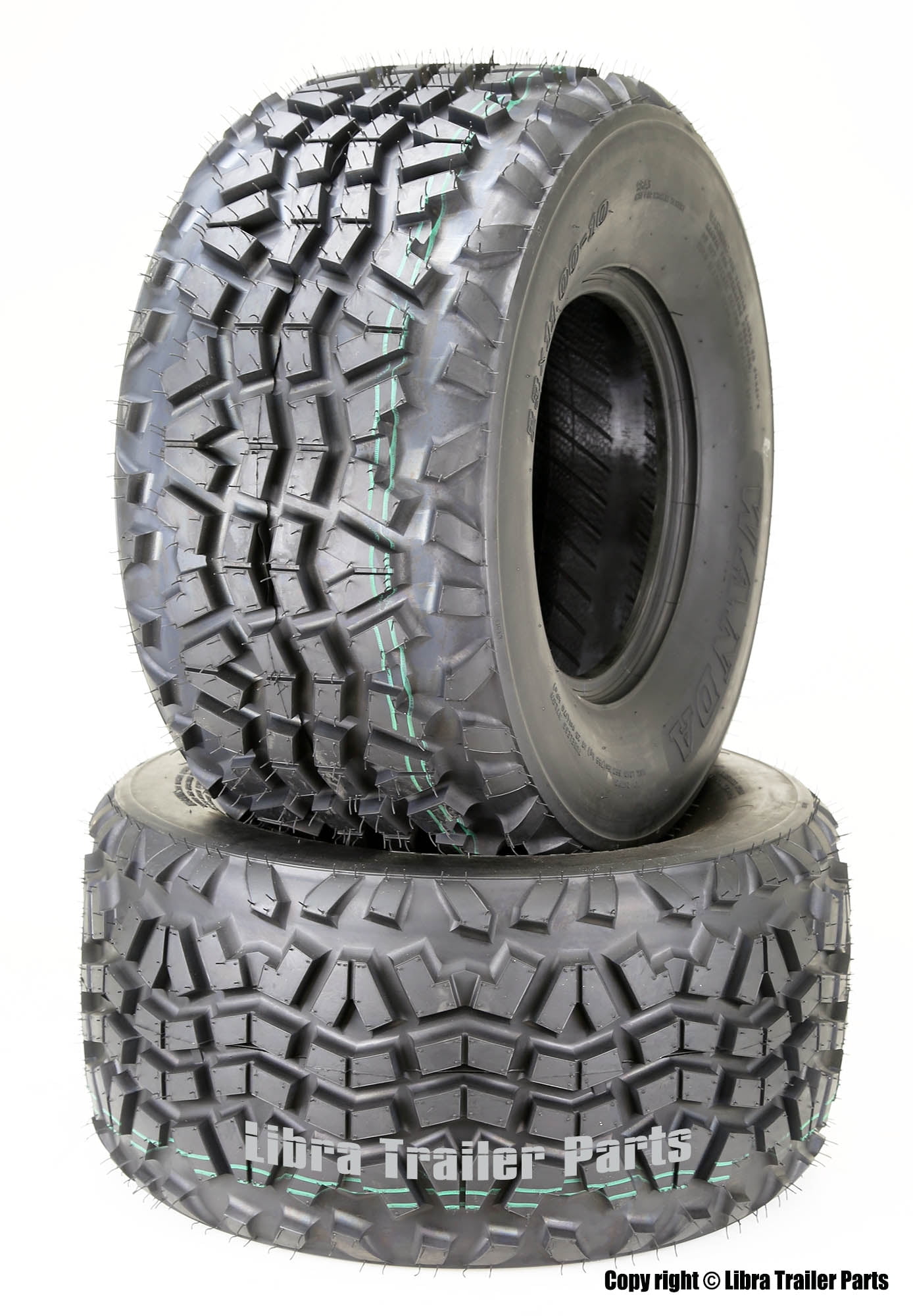WANDA Utility ATV Tires 23x11-10, High Load Capacity 1660lbs, Set of 2 ...