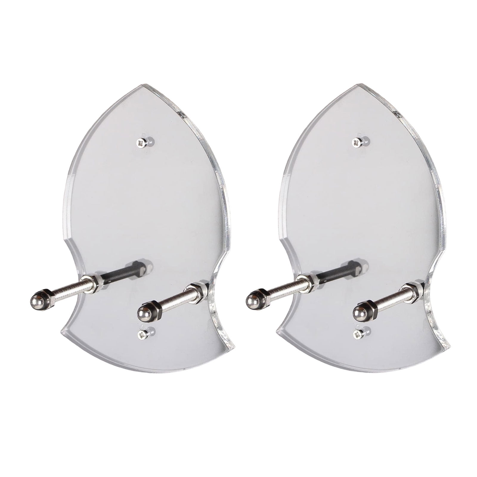 Set of 2 Vertical Swords Display Holder Wall Mounted Acrylics Rack for ...