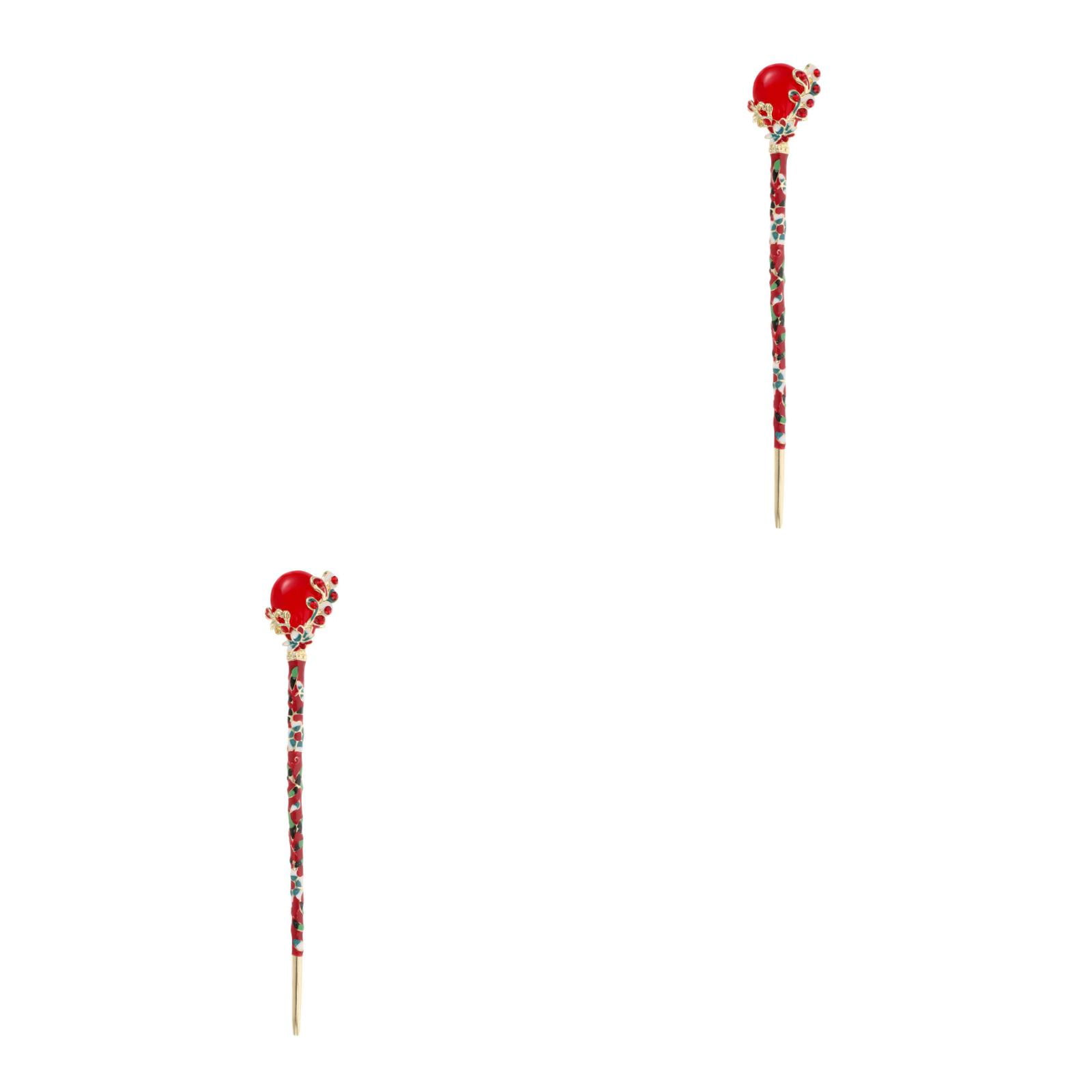 Set of 2 Vintage Jade Hair Stick Fashion Accessory Compliment- 's ...