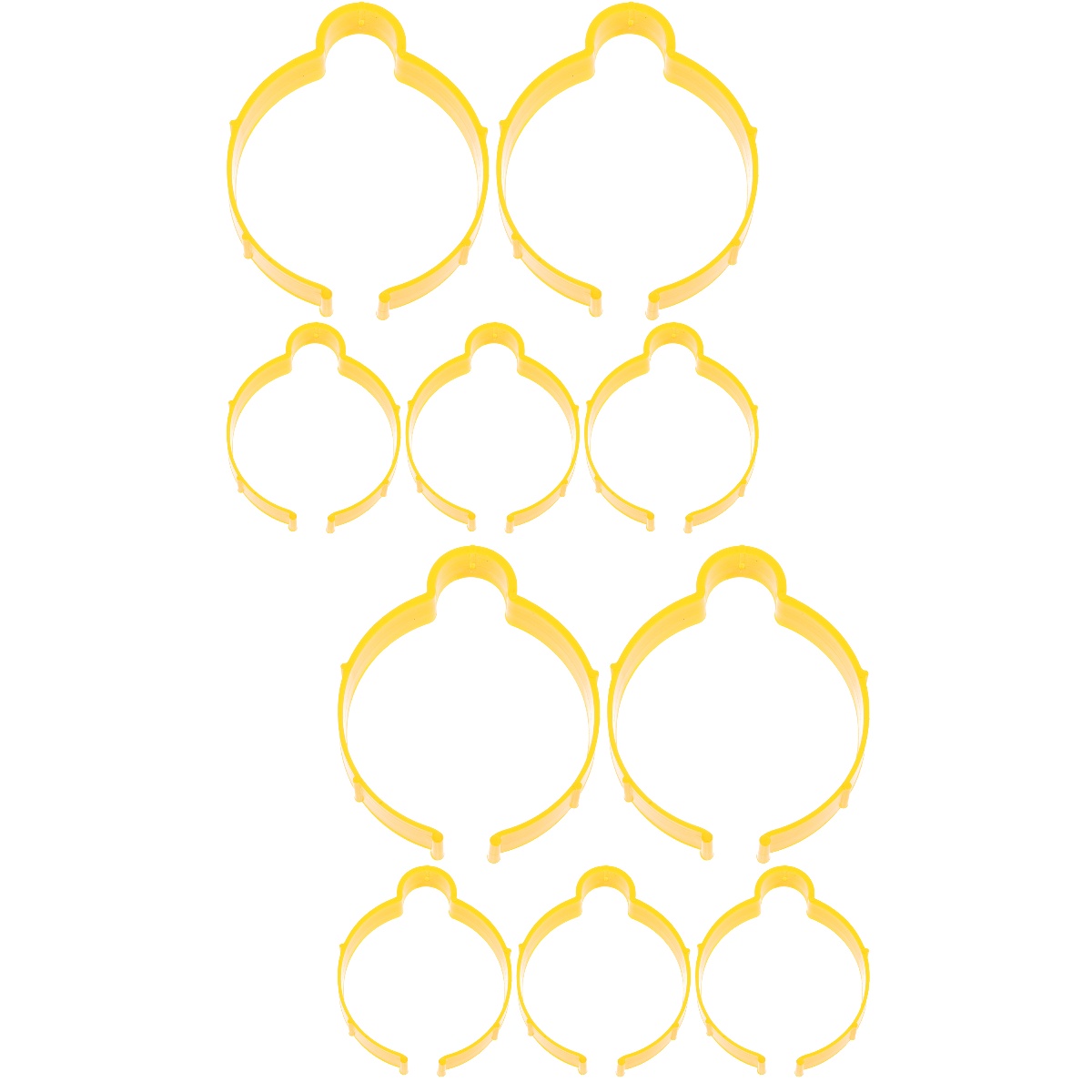 Set of 2 Vinyl Film Holder Small Clamps Car Decor Auto Tint Yellow ...