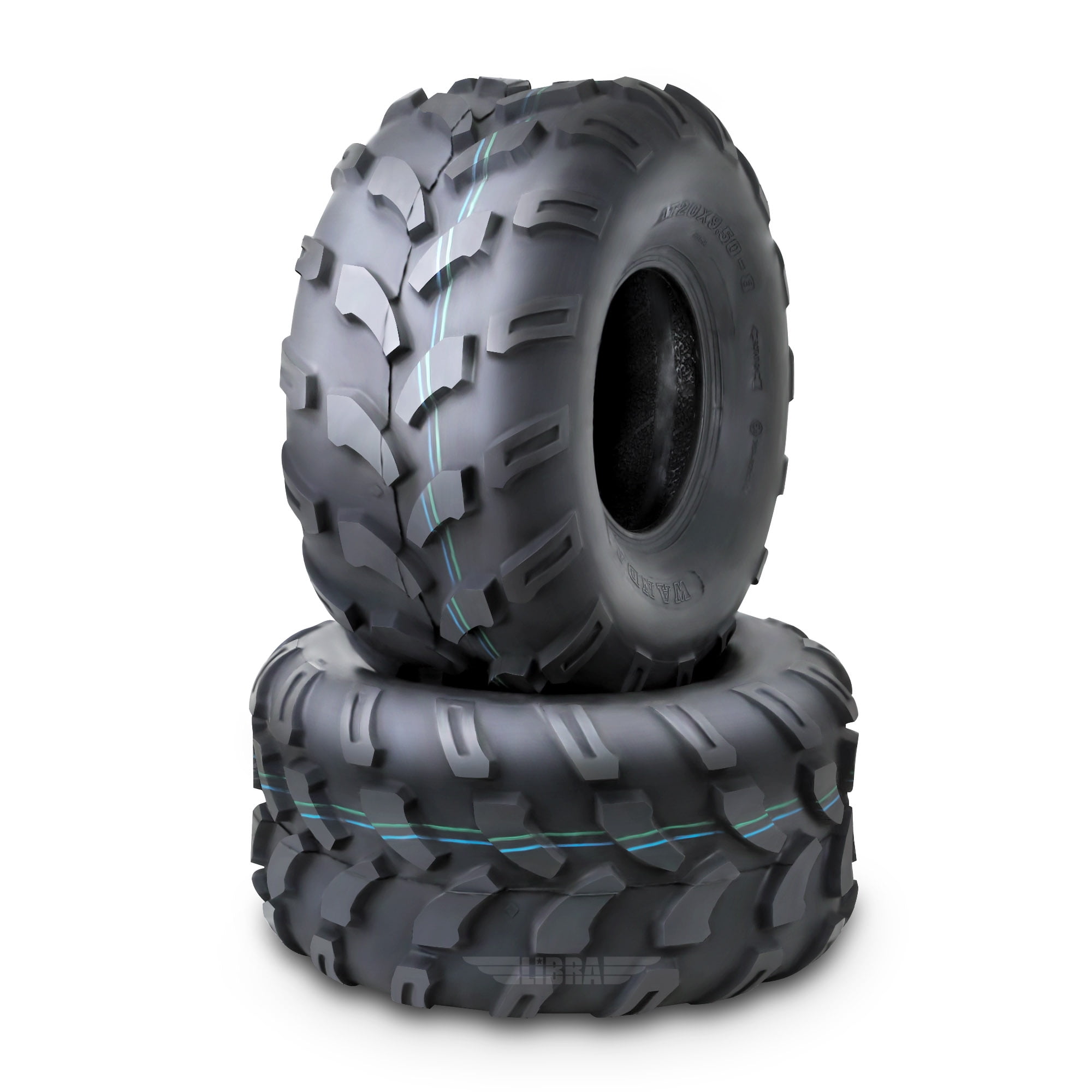 Set of 2 WANDA ATV Tires 20X9.5-8 20X9.5X8 4PR - Walmart.com