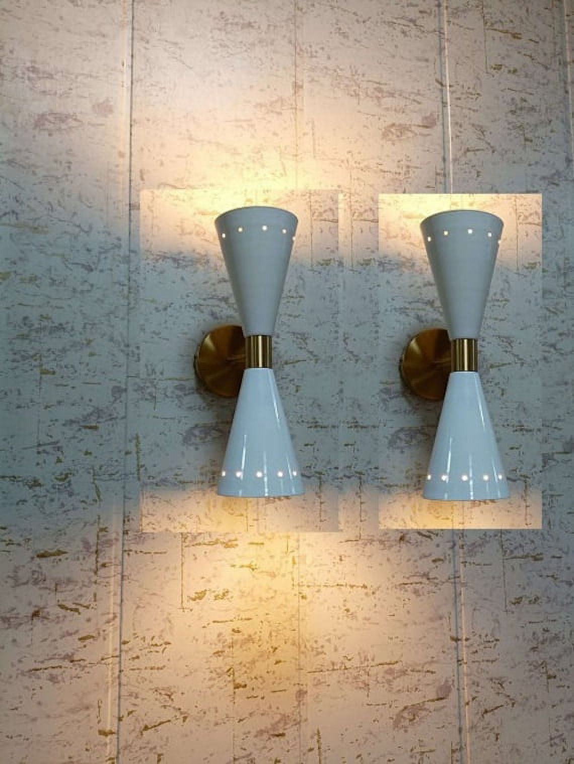 Set of 2 Wall Sconce - Modern - Industrial - Wall Light - Bathroom ...