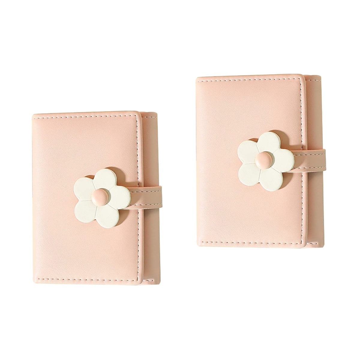 Set of 2 Wallet Purses Decor Leather Coin Purse Cute Change Purse Bank ...