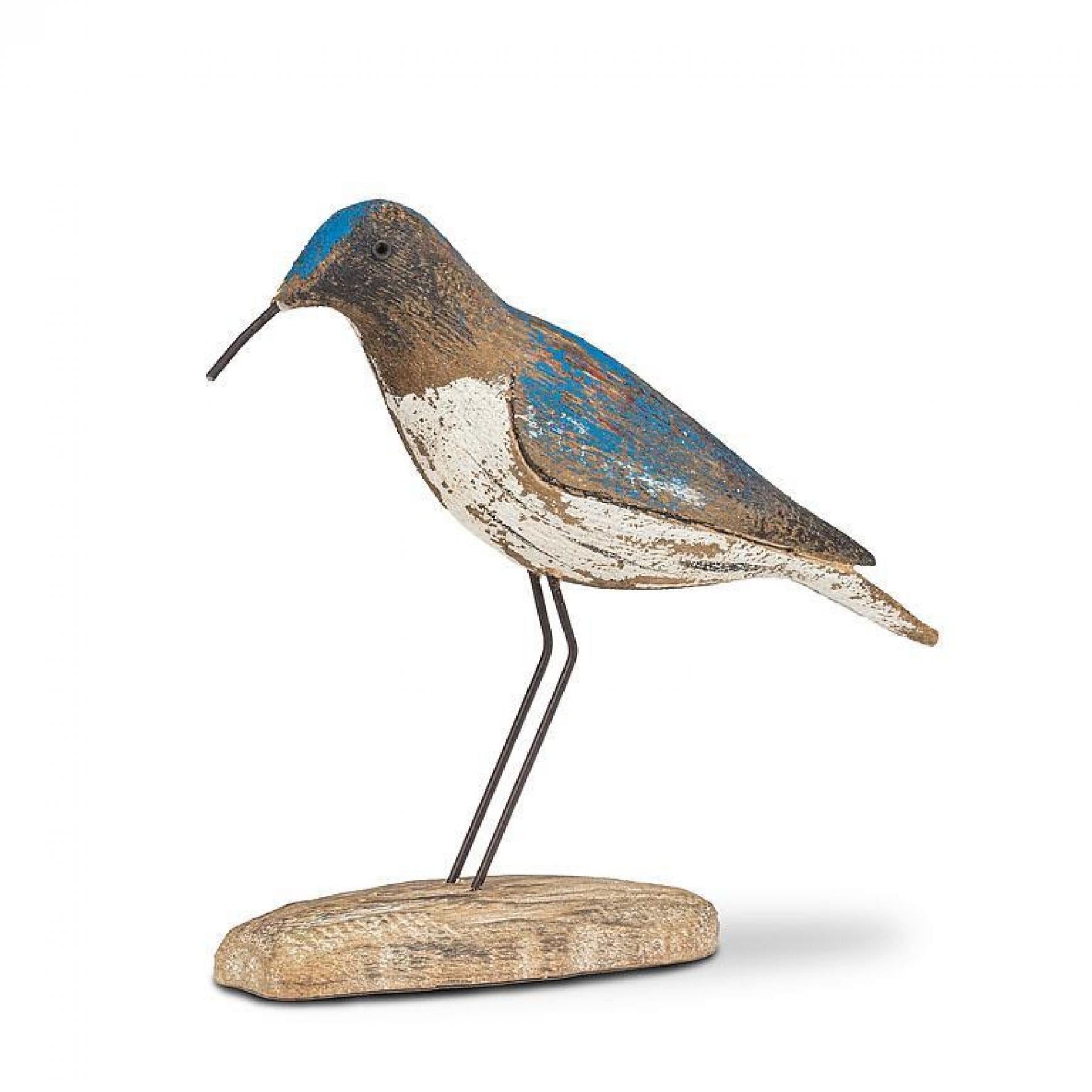 Set of 2 Weathered Look Sandpiper On Base Figurine - Walmart.com