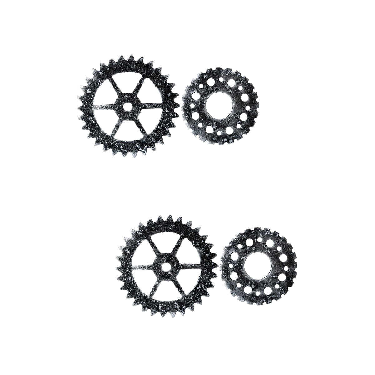Set of 2 Wheel Gear Wall Decoration Industrial Theme Office - Walmart.com
