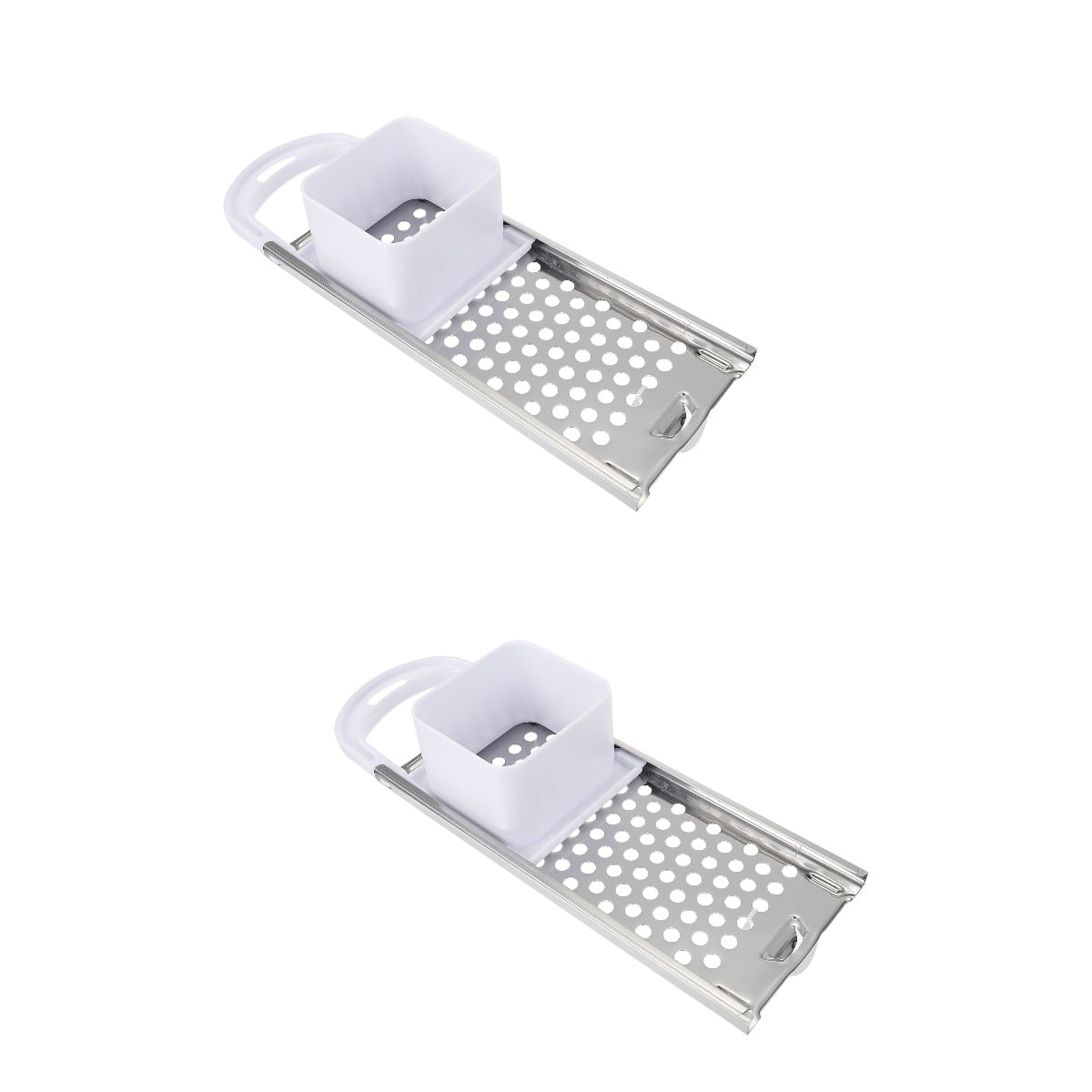 Set of 2 Wheel Stainless Steel Planer Removable Dough Slide Noodle ...