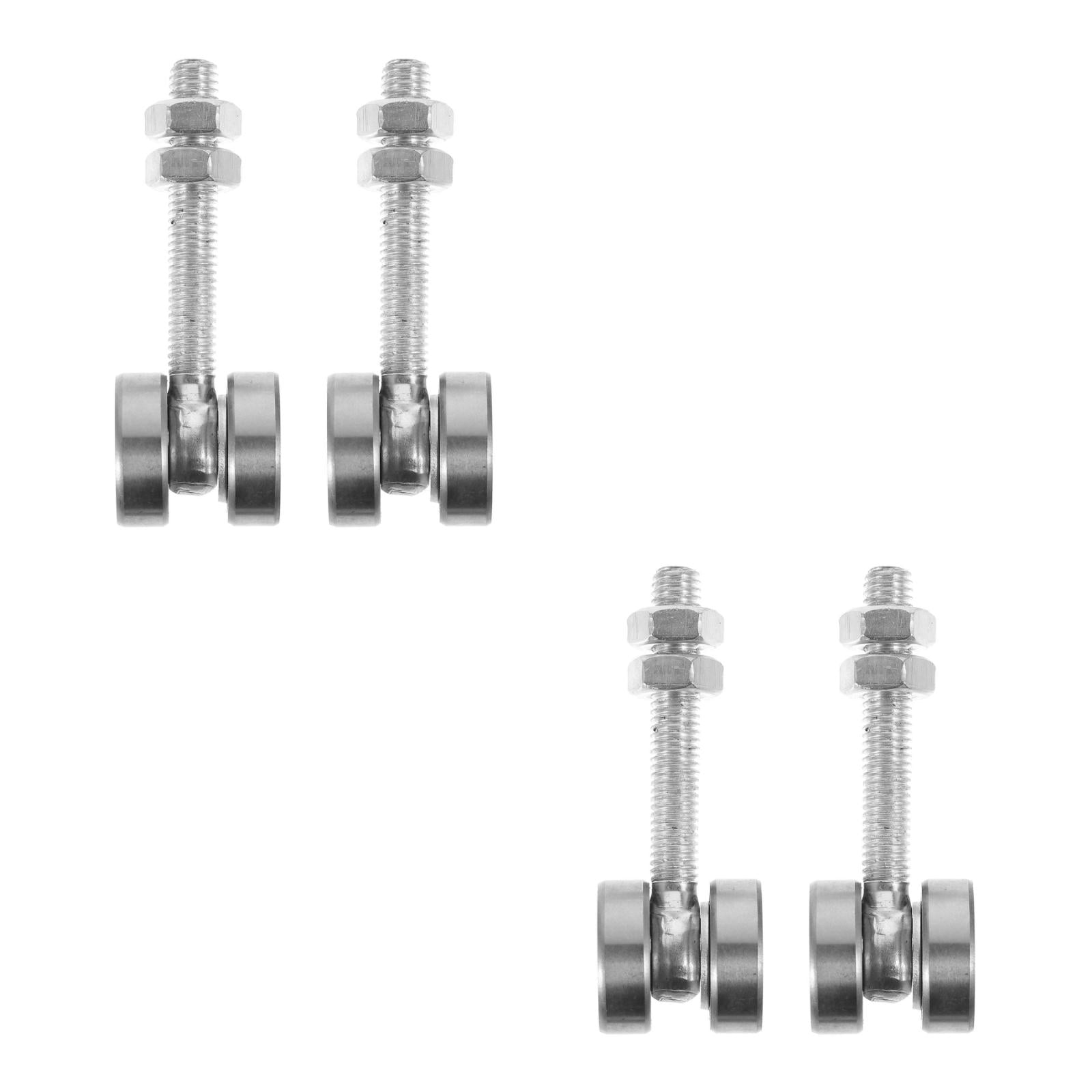 Set of 2 Wheel Trolley Assembly Roller Shopping Work - Walmart.com