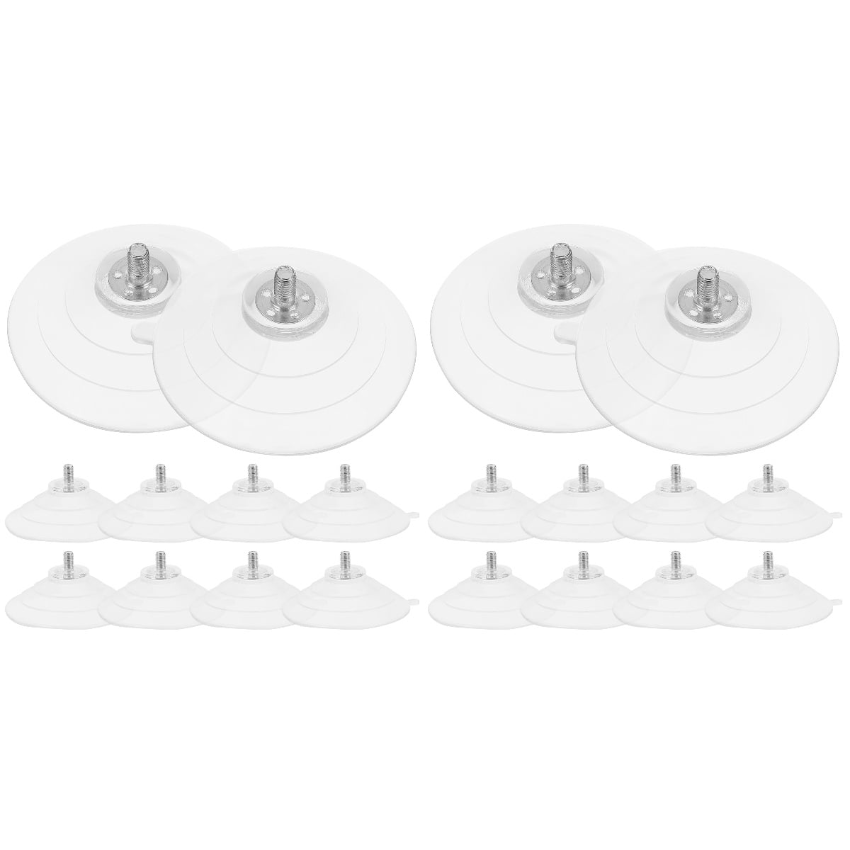 Set of 2 Window Suction Cups Hanger Suckers Hooks Transparent - Walmart.com