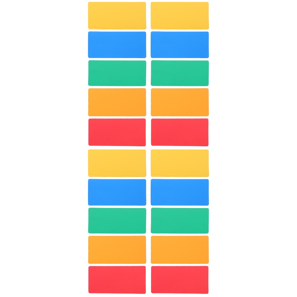 Set of 2 Wipe Label Magnetic Nameplate Nail Stickers Whiteboards ...