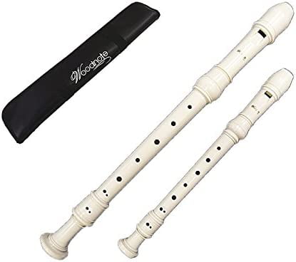Set of 2 /Woodnote Alto & Soprano Recorders(Ivory color)-Baroque ...