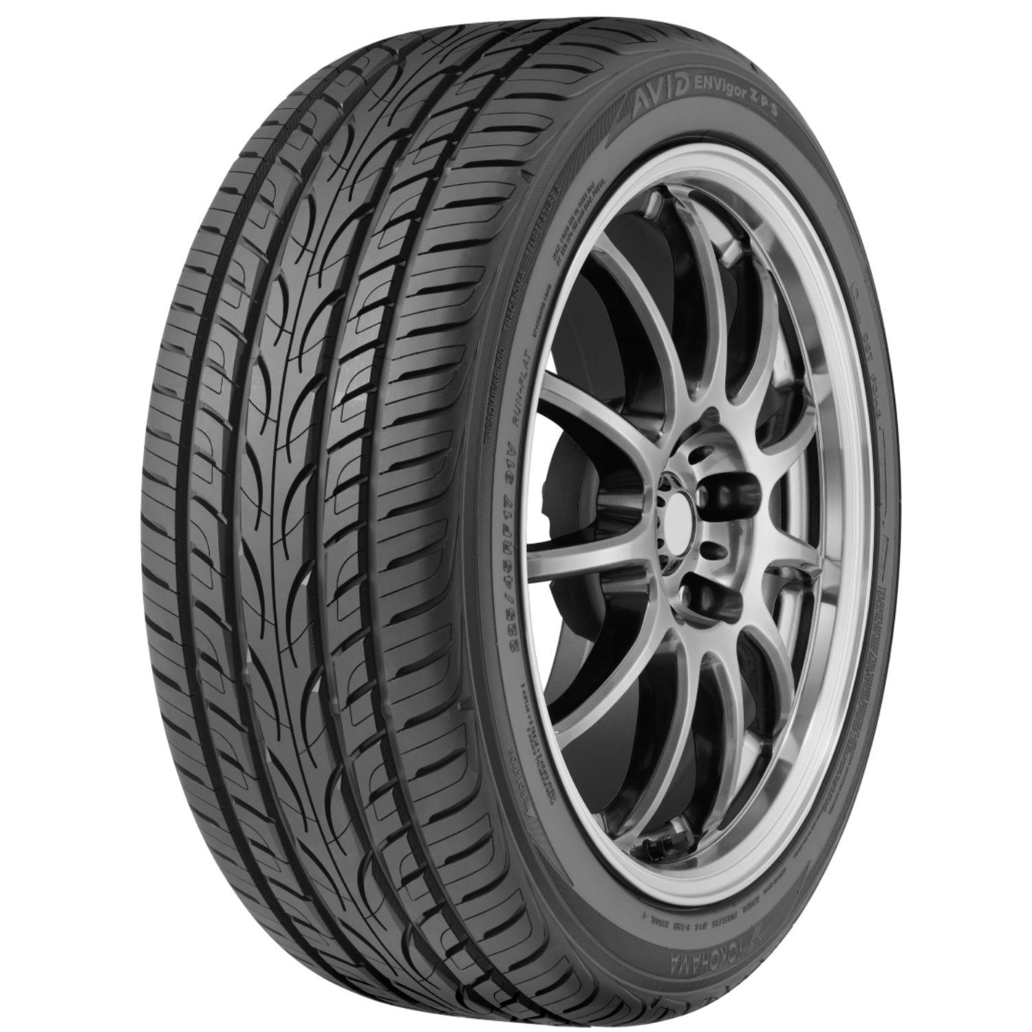 Set of 2 Yokohama Avid ENVigor ZPS 225/45R17 91V Tires Fits: 2017-19 ...