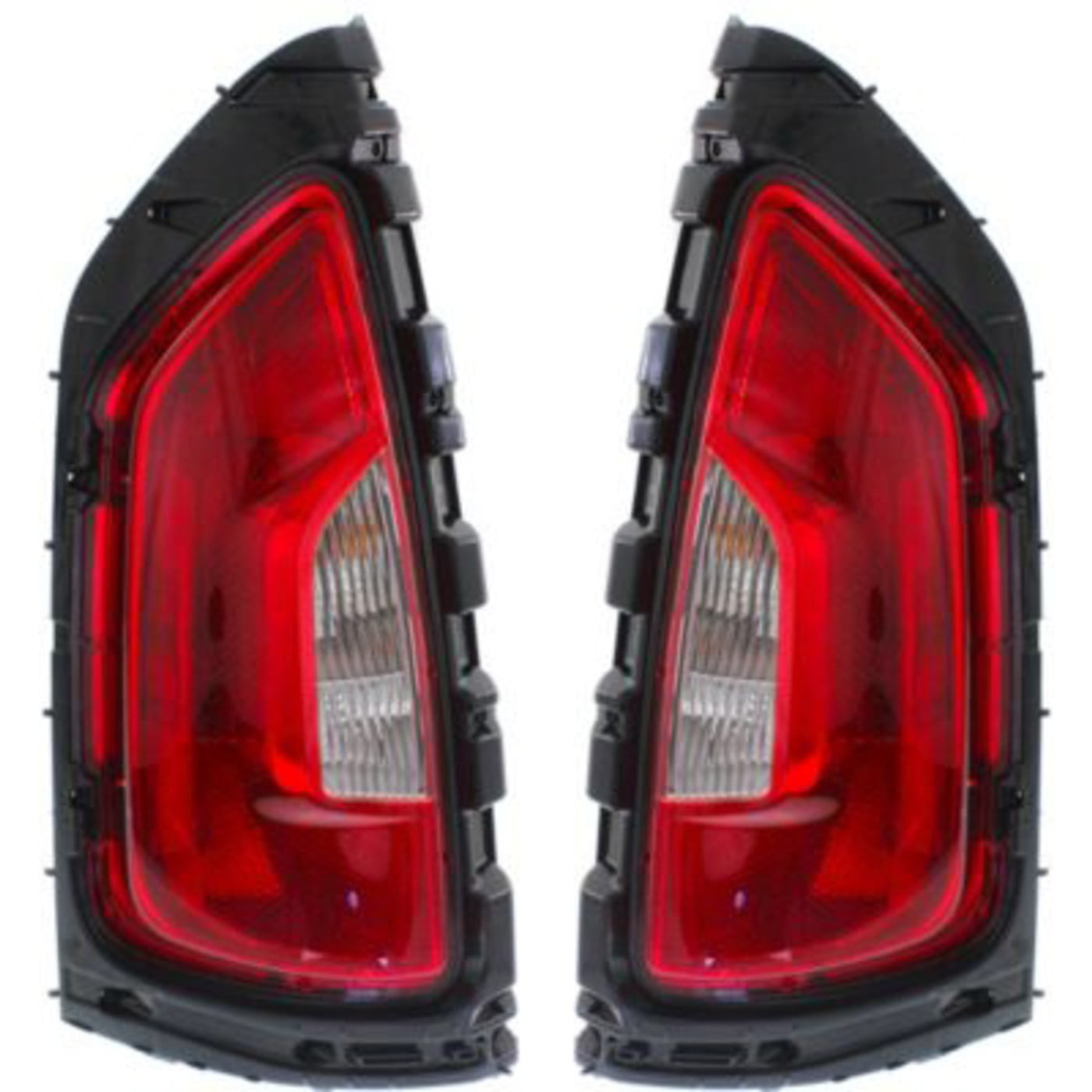 Set of 2 for Universal Tail Lights Tails Taillamps with Bulbs Driver ...