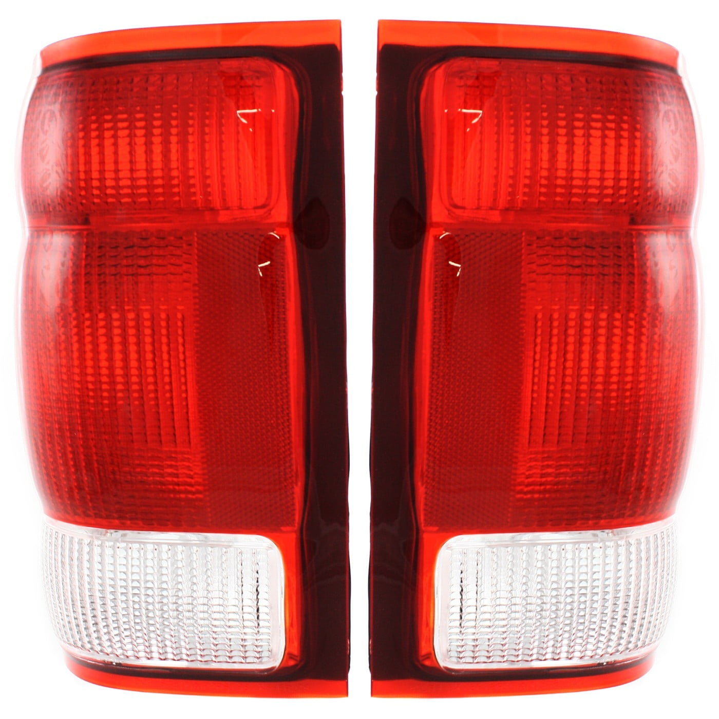 Set of 2 for Universal Tail Lights for Driver & Passenger Car Taillamps ...