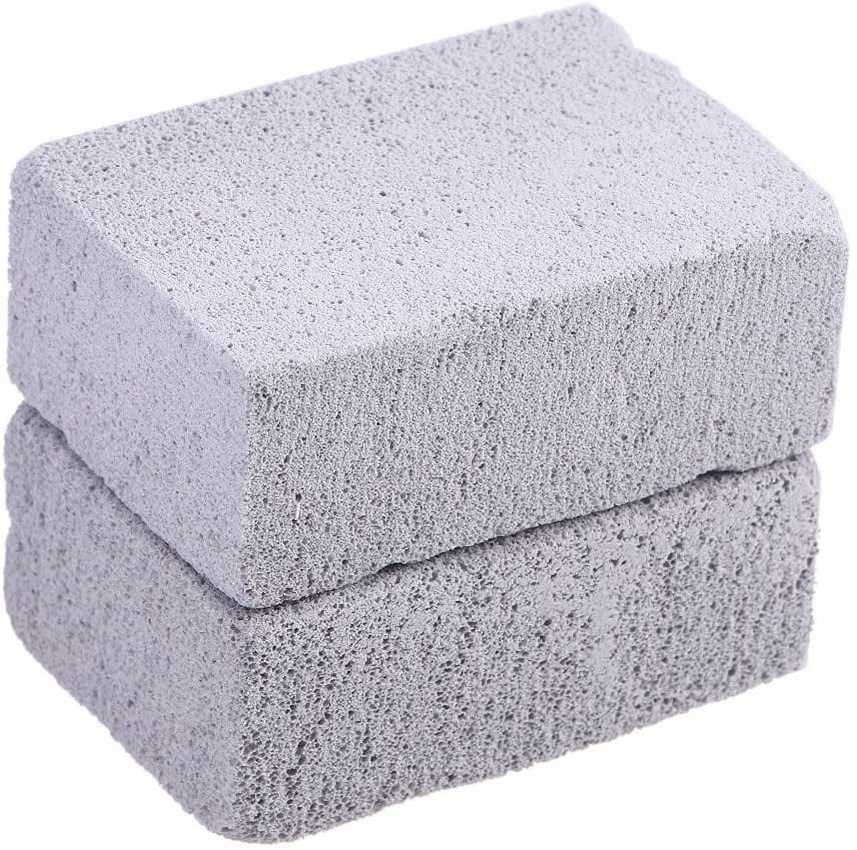 Set of 2 grill cleaning stones, ecological pumice stone, reusable and ...