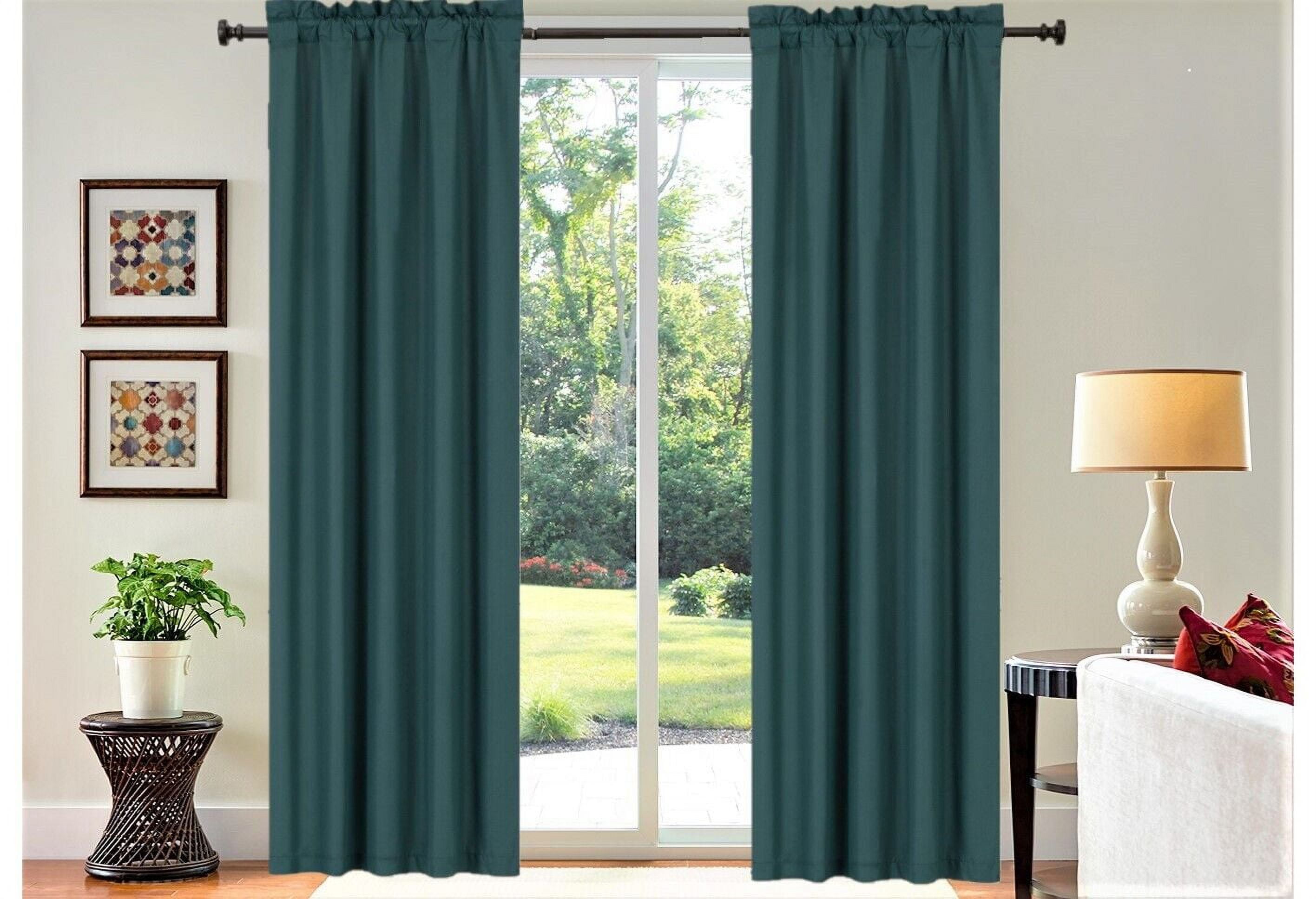 Set of 2 panels persian collection matte finish Not shiny Hunter Green ...