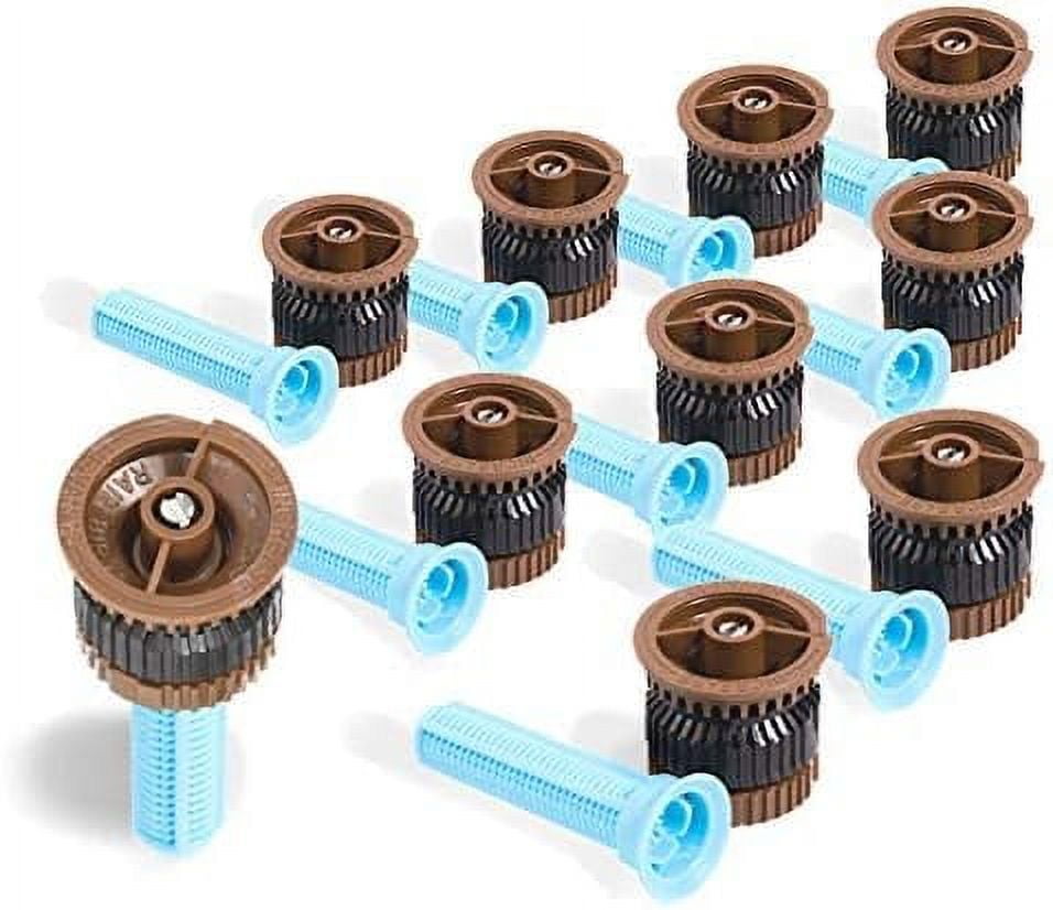 Set of 2 x 10-Pack, Rain High Efficiency Variable Arc Nozzle, 12-Foot ...