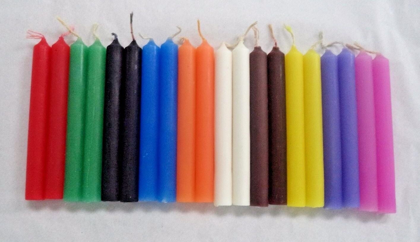 Set of 20 4" Assorted Candles Party Candles - Walmart.com