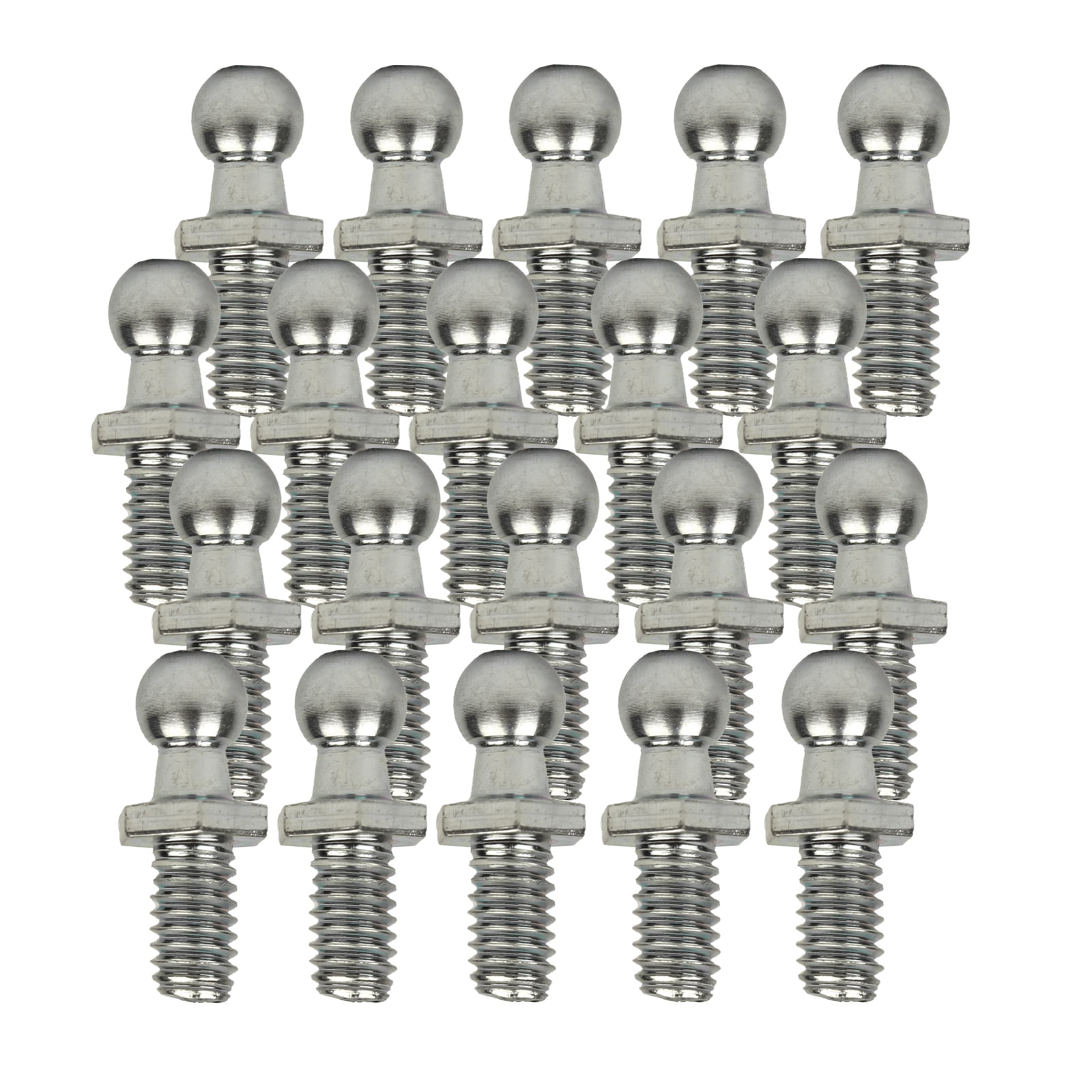 Set of 20 Ball Studs 10mm, 5/16 X 18 Thread Zinc Color Lift New for Car ...